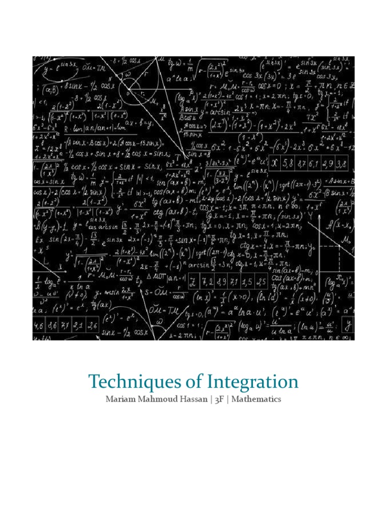 Techniques of Integration | PDF