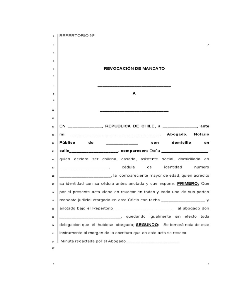 Revocacion Mandato | PDF