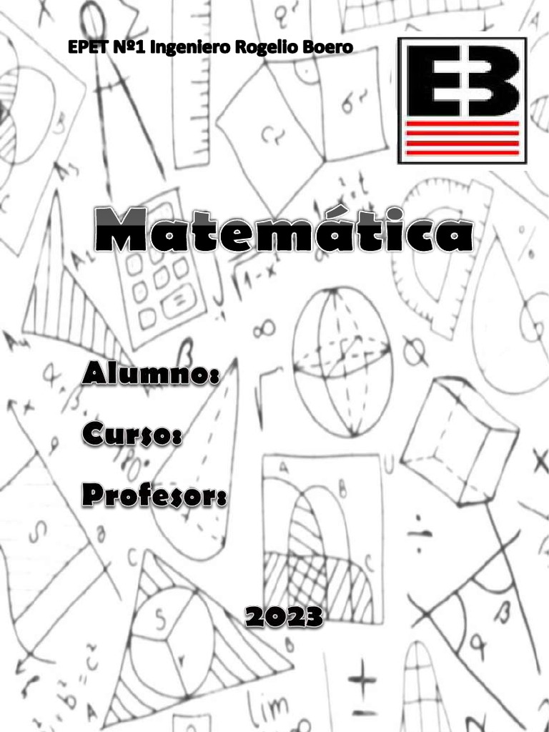 Cuadernillo Matemática 3ro - 2023 - 075320 | PDF