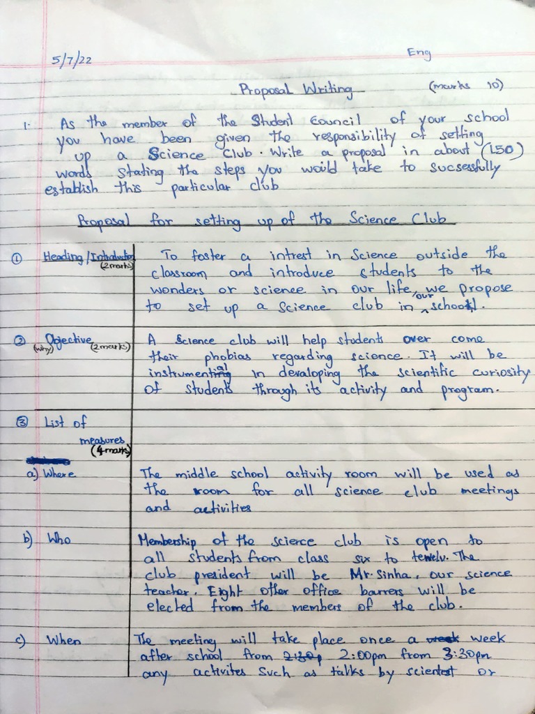 Formate of Proposal Writing | PDF