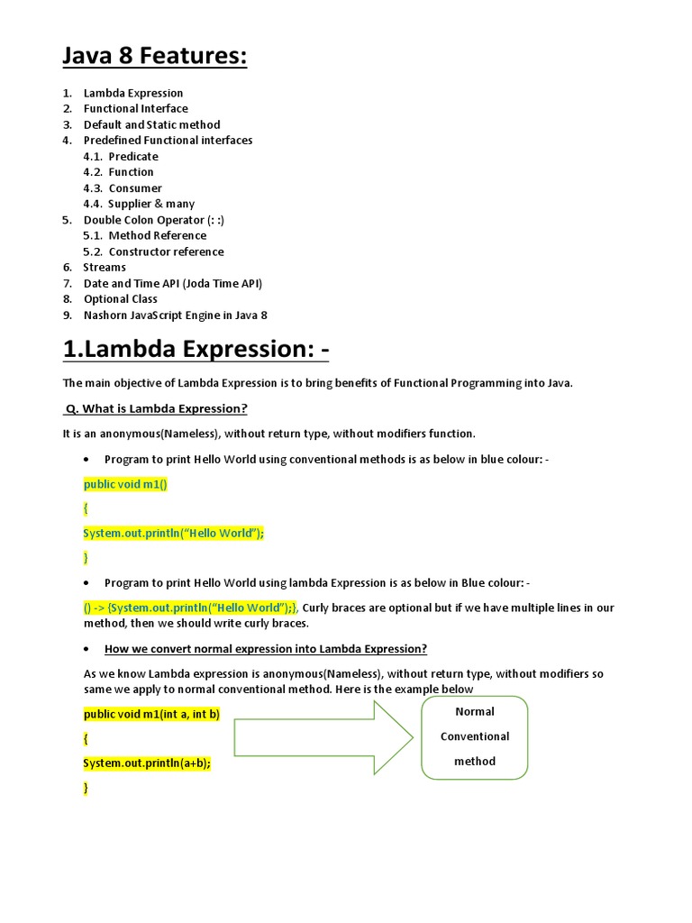 Jdk8 Pdf Anonymous Function Method Computer Programming 