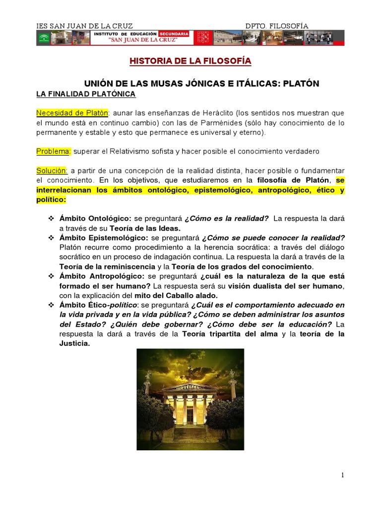 Platón 2 | PDF | Platón | Conocimiento