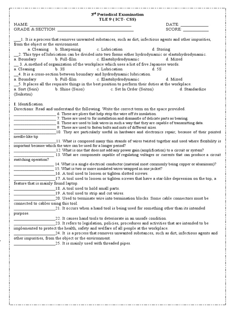 Tle 9 Pdf Manufactured Goods Electricity