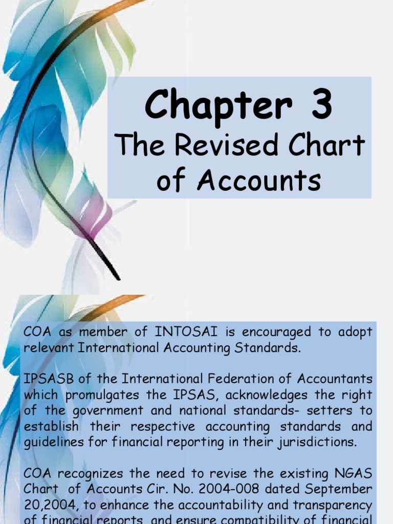CHAPTER 3 - The Revised Chart of Accounts 1 | PDF