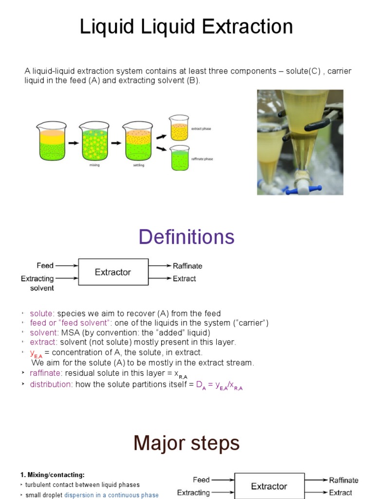 Liquid Liquid Extraction | PDF | Phase (Matter) | Phase Diagram