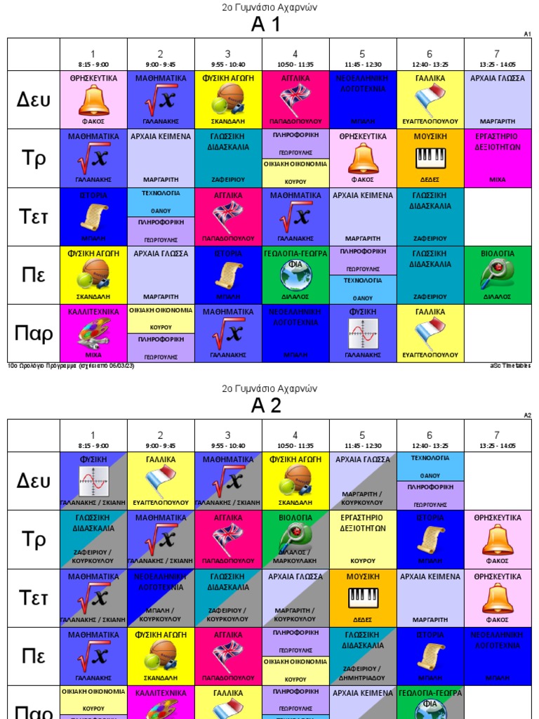 2022-23 10ο v12b ΤΜΗΜΑΤΑ web | PDF