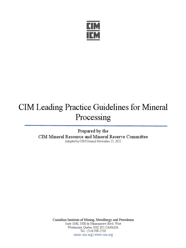 Cim Leading Practice Guidelines | PDF