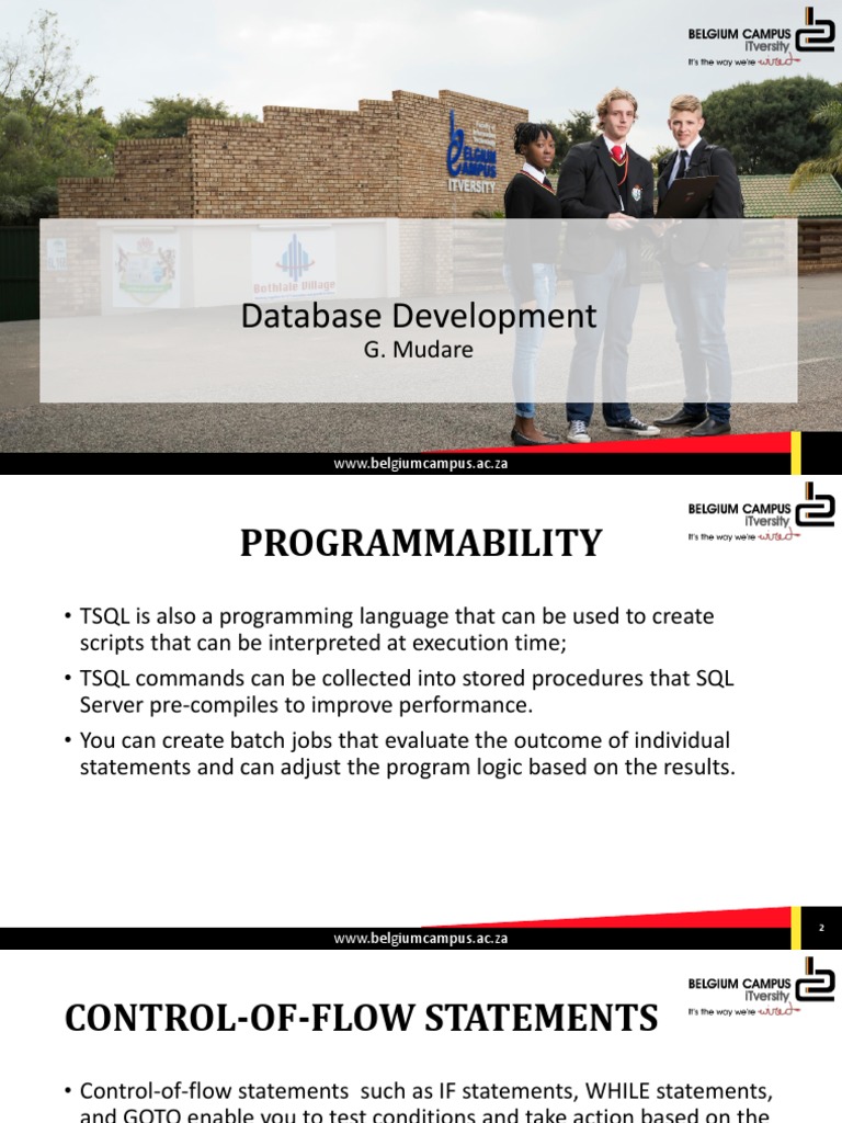 Lesson 7 Introduction To Stored Procedures Pdf Parameter Computer Programming