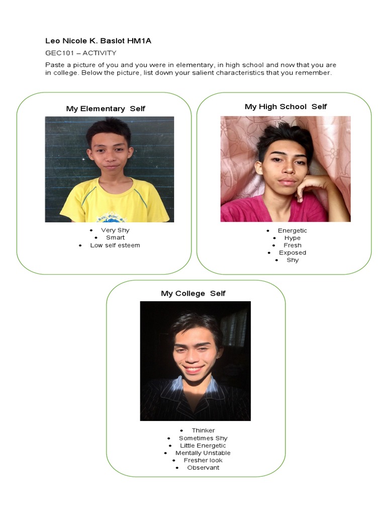 Personal Growth from School to College | PDF | Psychology ...