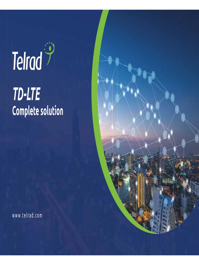 Telrad TD-LTE E2E Solution - 2023 | PDF | Lte (Telecommunication) | Computer Networking