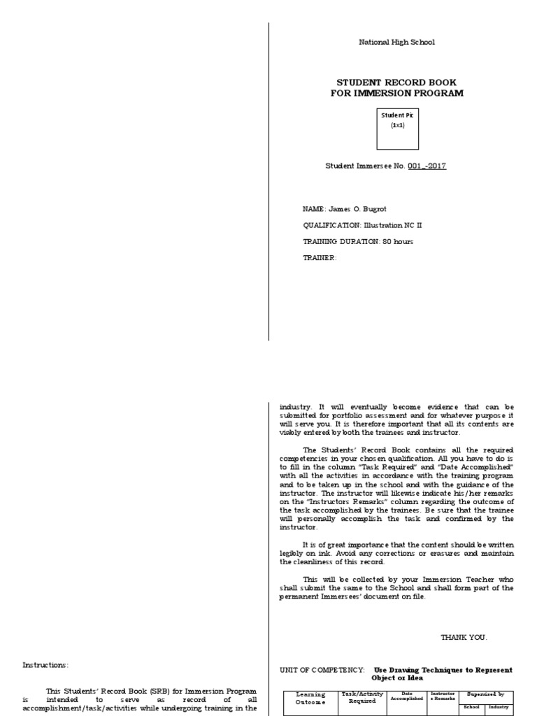 SAMPLE TRB Immersion | PDF | Information | Competence (Human Resources)