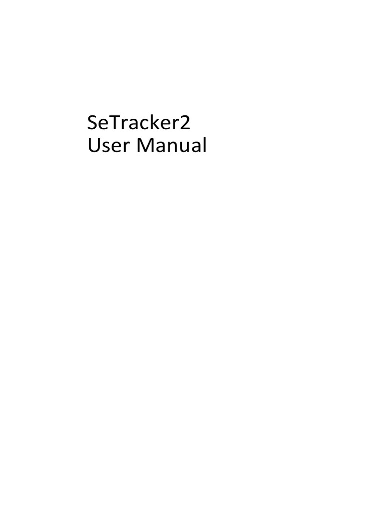 Setracker2 User Manual | PDF | Login | Password