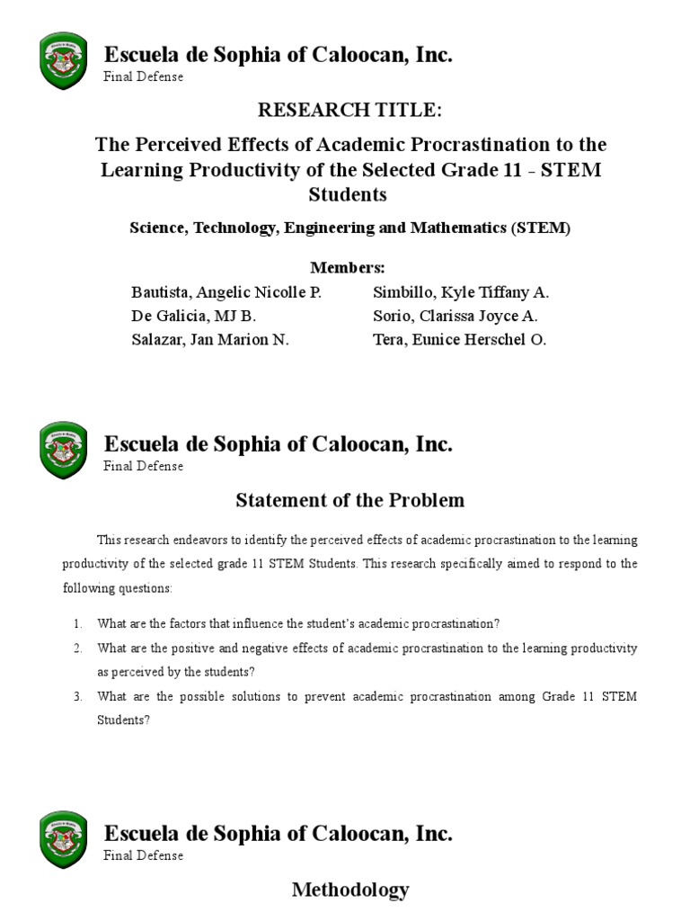 Group 1 - Defense | PDF | Methodology | Sampling (Statistics)