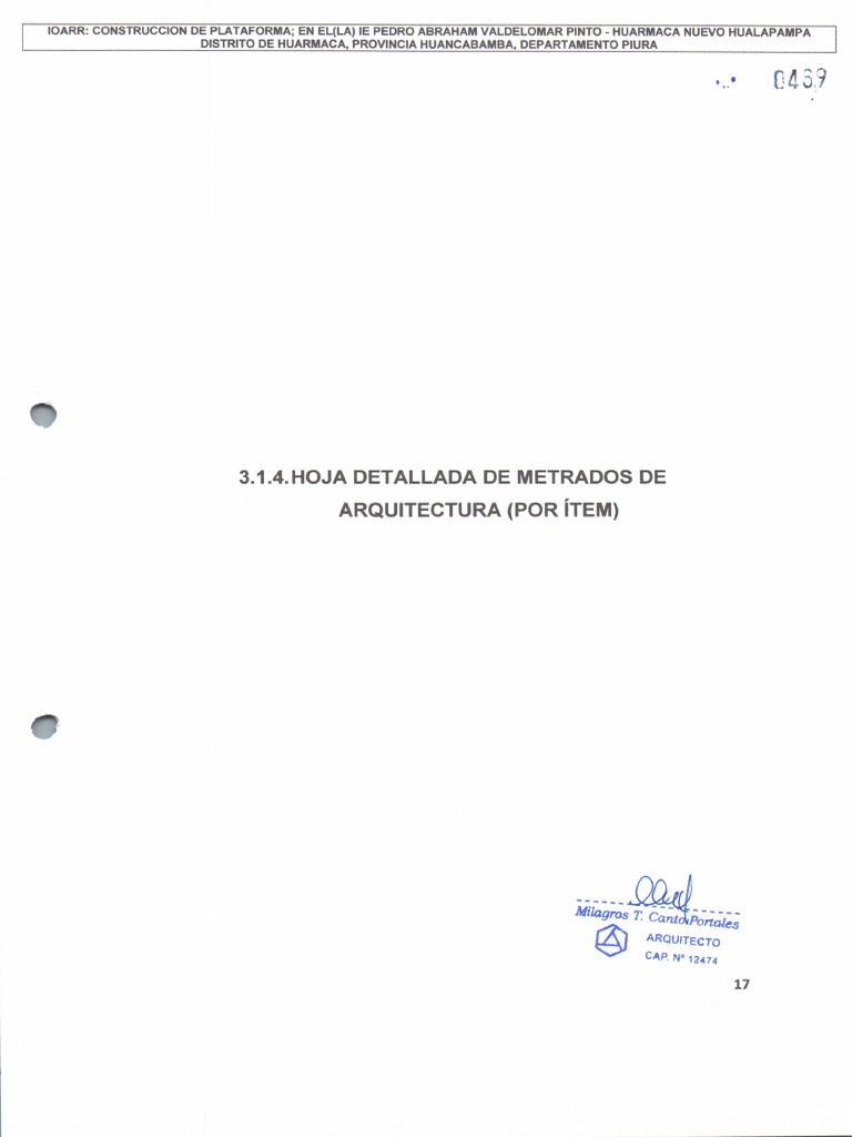 4 Hoja Detallada de Metrados de Arquitectura 20221020 234308 403 | PDF