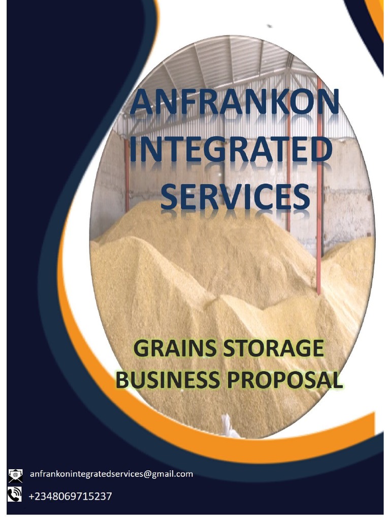 Franklin Onah Grain Storage Plan | PDF | Cereals | Agriculture