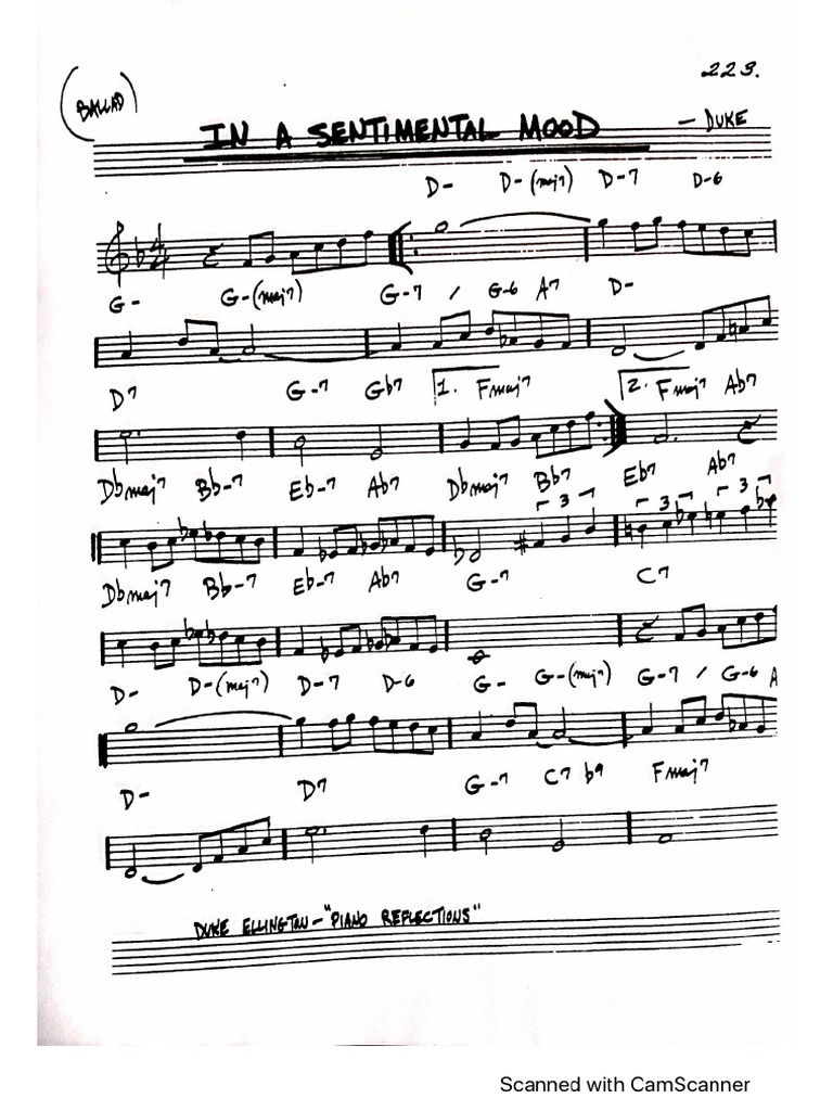 In A Sentimental Mood | PDF