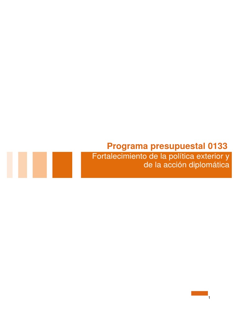 0133 Politica Exterior Accion Diplomática | PDF