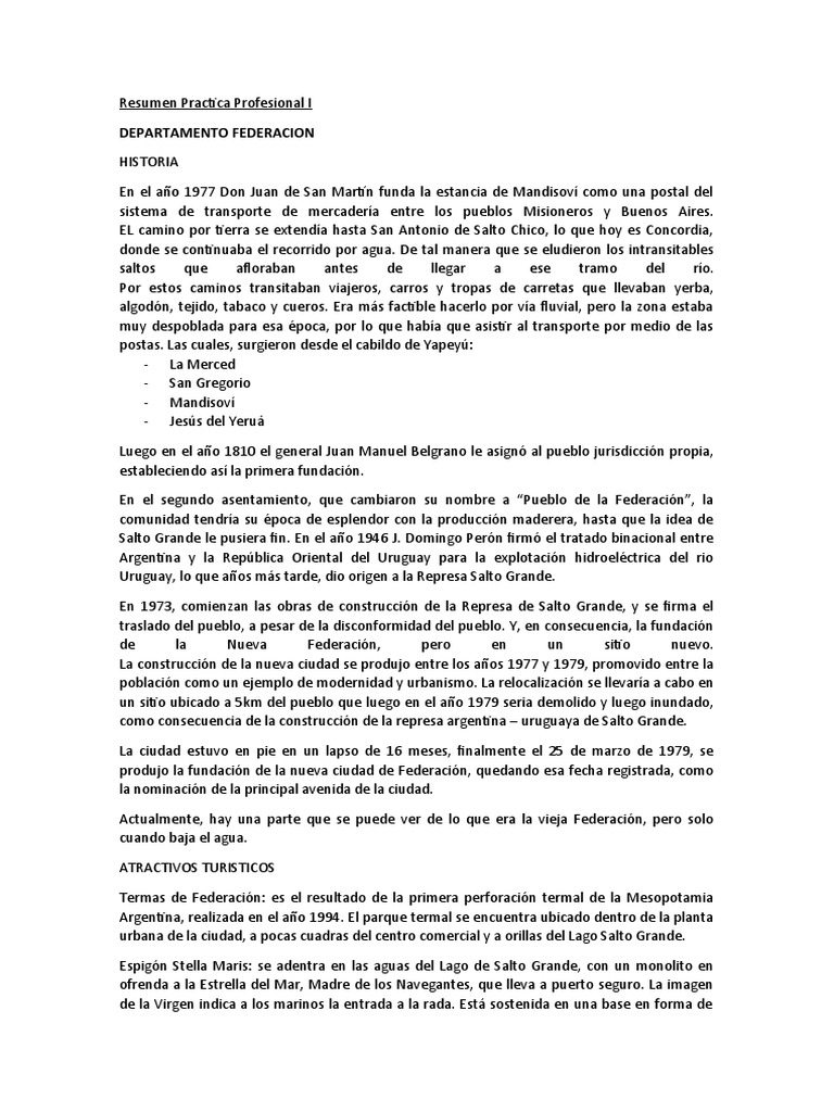 Resumen Practica Profesional I | PDF