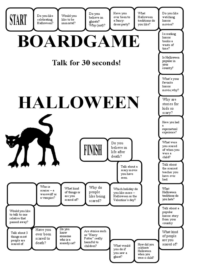 Halloween Boardgame | PDF | Halloween