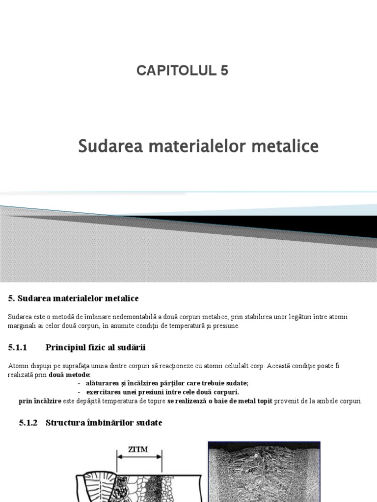 Sudarea materialelor metalice | PDF