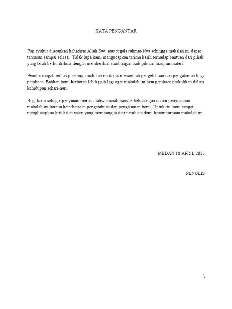 Makalah 1 | PDF