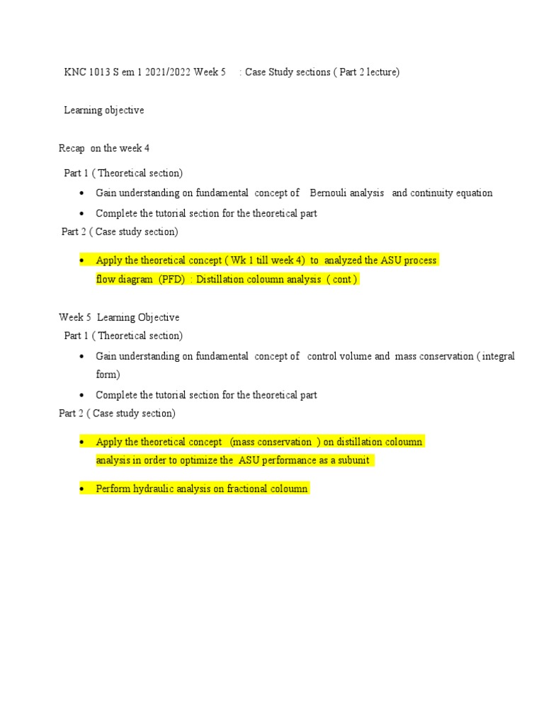 ASU Distillation Column Analysis Guide | PDF | Chemistry | Physical ...
