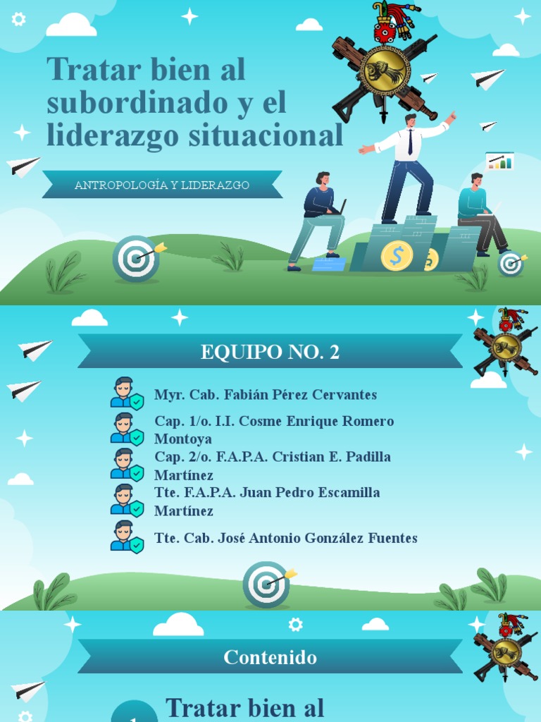 Tratar Bien Al Subordinado y Liderazgo Situacional - Equipo 2 | PDF ...