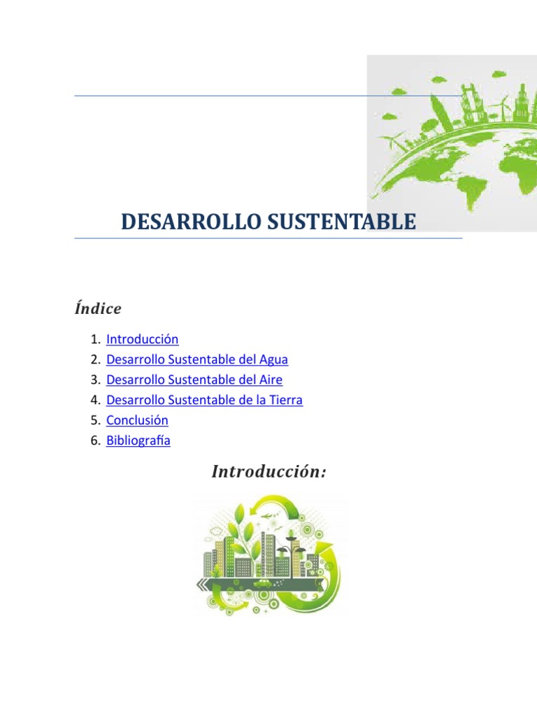 Desarrollo Sustentable Pdf