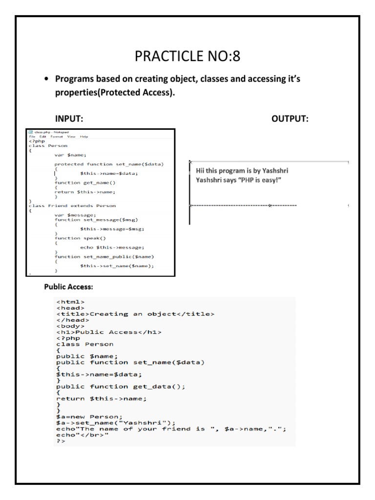 Object-Oriented Programming Basics | PDF