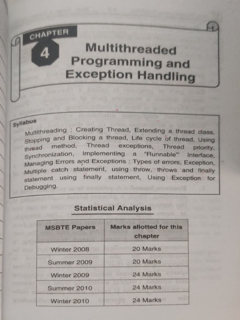 Jp Exception Handling And Threading Pdf