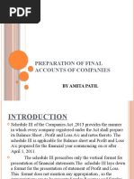 Schedule III Financial Statements Format | PDF