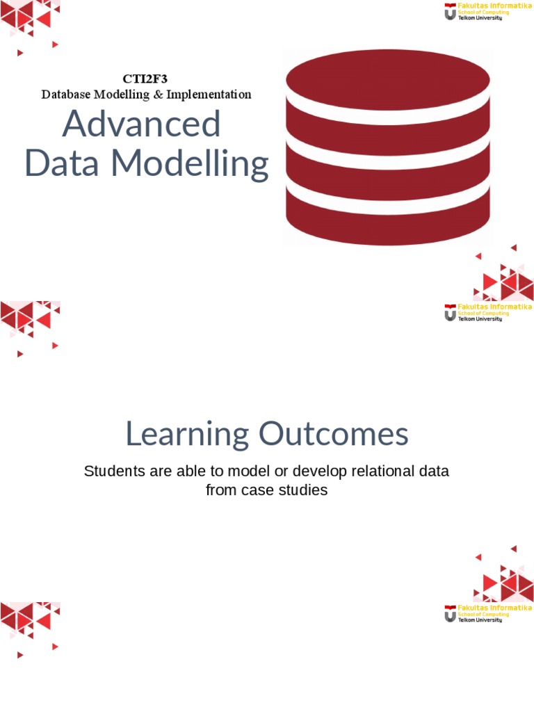 Advanced Data Modelling: CTI2F3 | Download Free PDF | Computer Programming | Computer Science