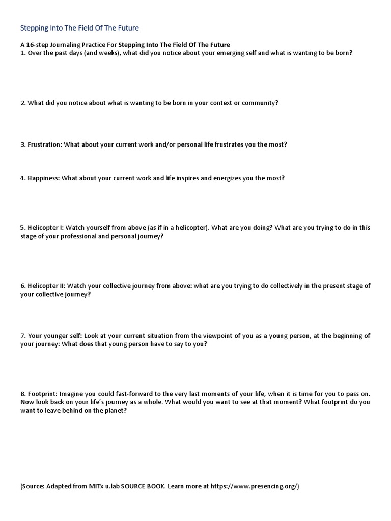 Stepping Into The Field of The Future For Students | PDF | Social ...