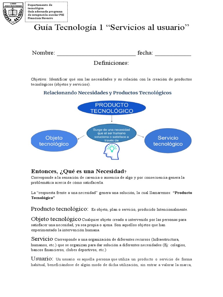 Guía Tecnología 1 Benjamin Maldonado | PDF