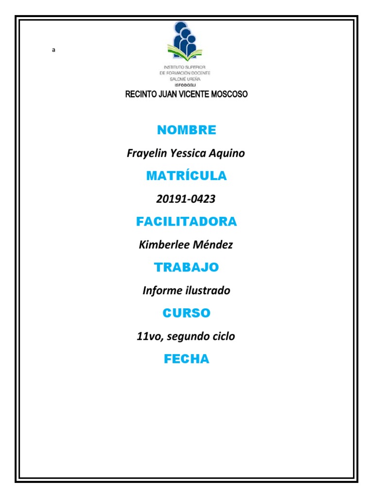 Informe Ilustrado Pdf Clima Agua