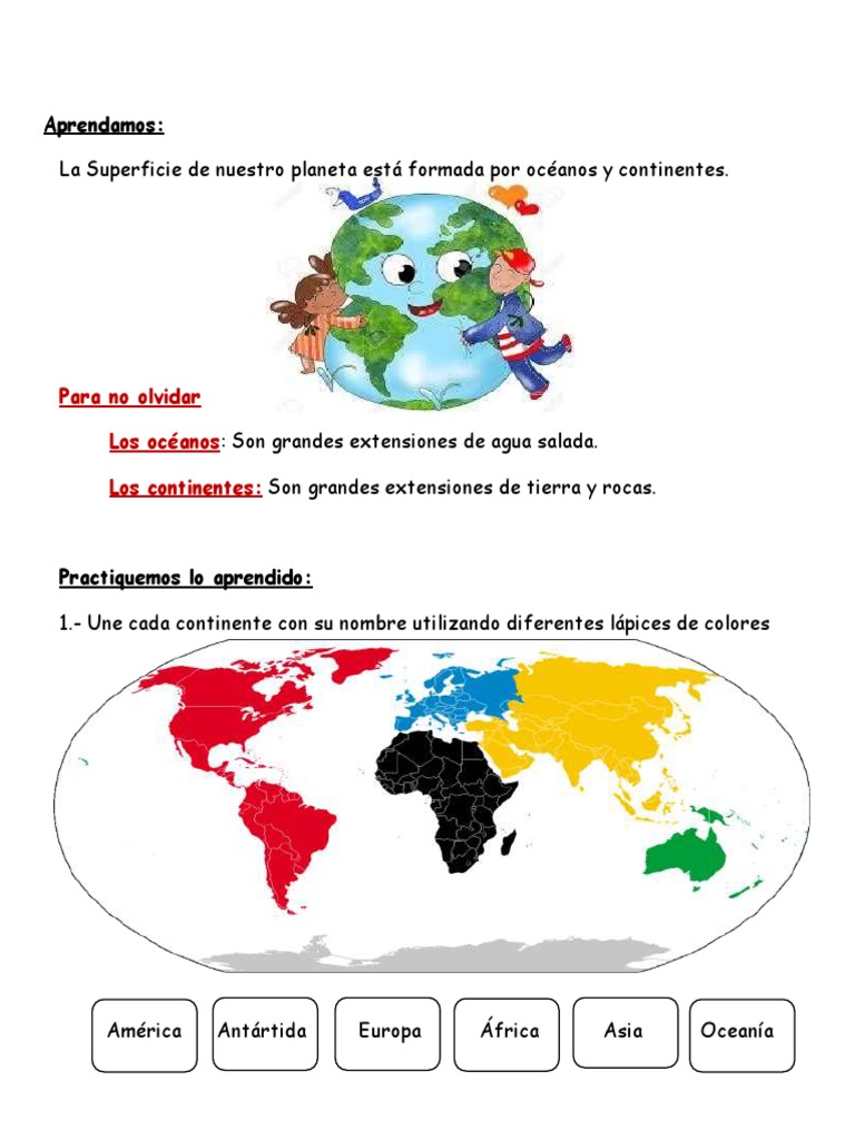 Guía de Los Continentes | PDF