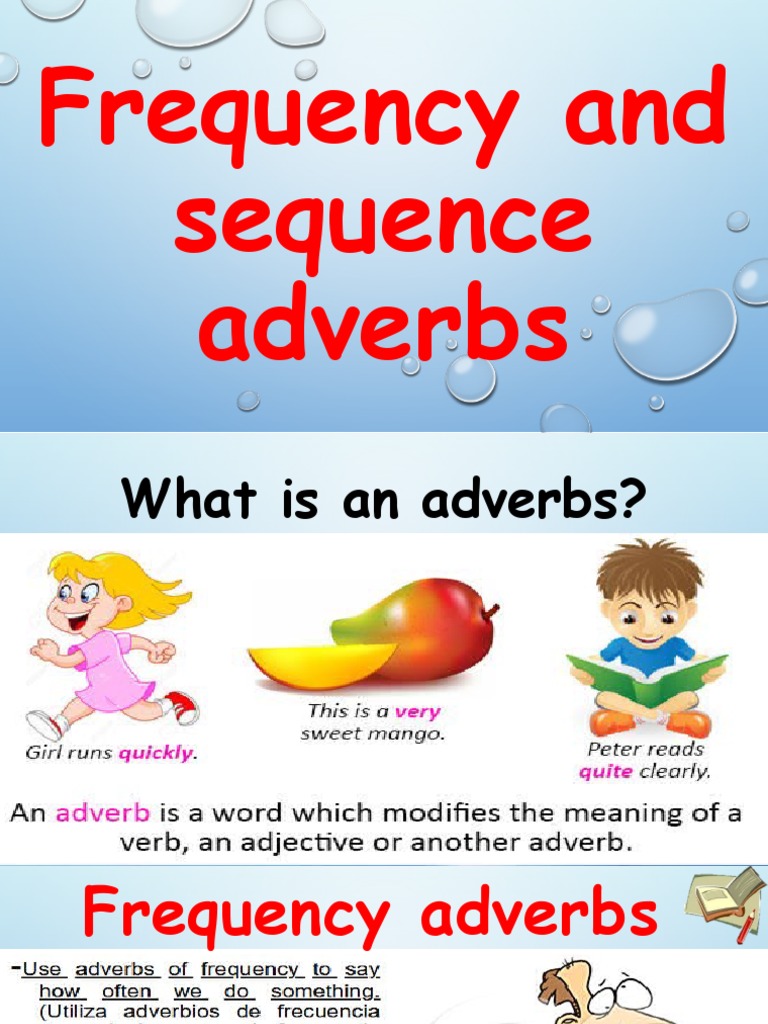 Frequency and Sequence Adverbs | PDF | Mobile Phones | Computing