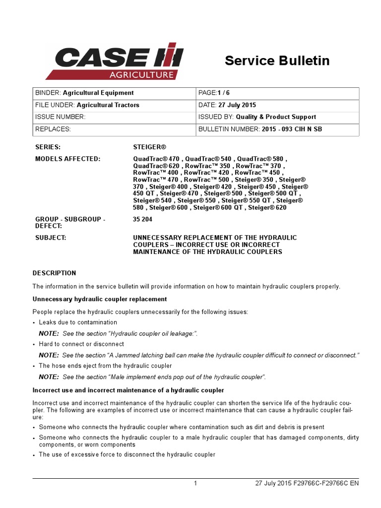 Service Bulletin | PDF