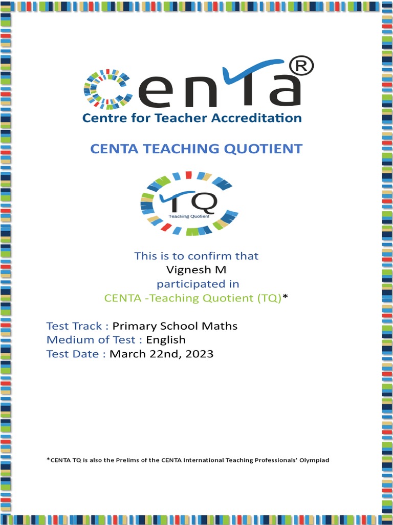 Primary School Maths - Result | PDF