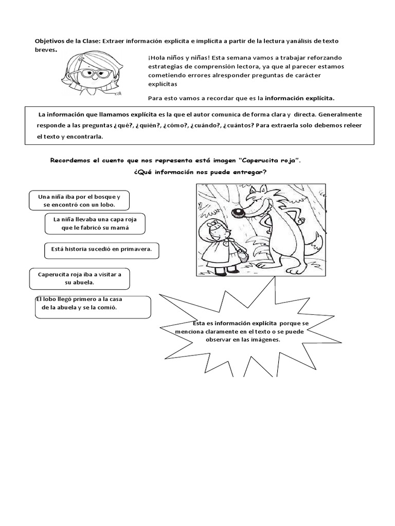 información explicita 1 | PDF