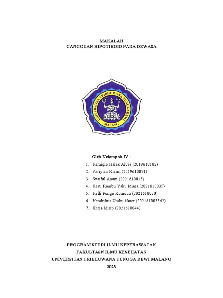 Makalah KMB Ii Kelompok 5 Fiks | PDF