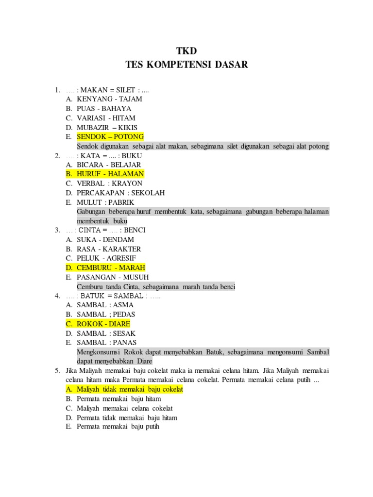 Soal Dan Pembahasan Tryout Sesi 3 | PDF | Kajian Bahasa Asing