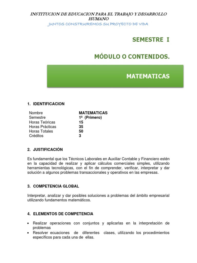 Modulo Matematica | PDF | Logaritmo | Ecuaciones