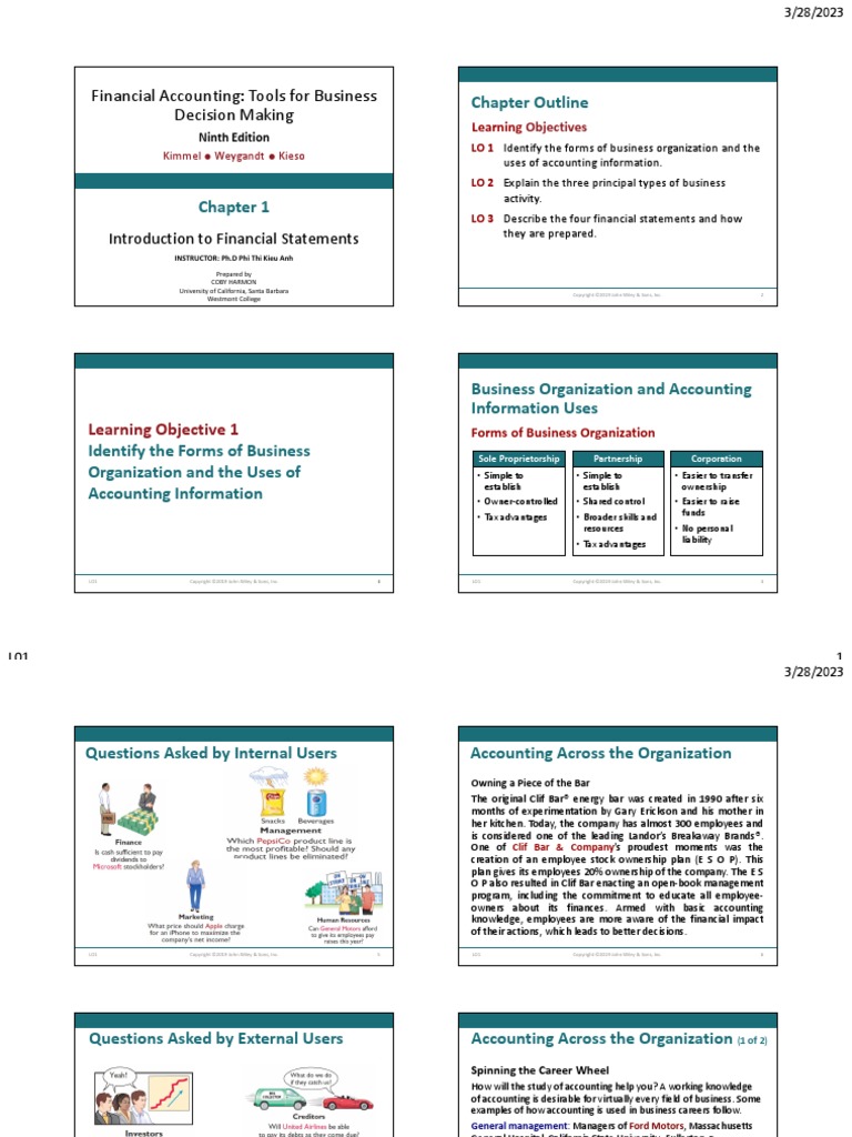 Financial Accounting: Tools For Business Decision Making: Chapter Outline | PDF | Retained ...