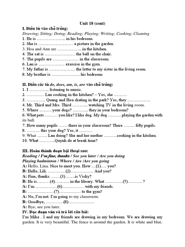 Unit 18 (Cont) | PDF