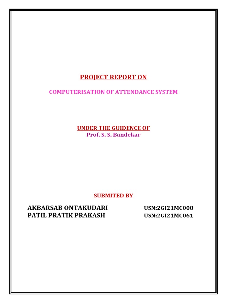 Report Mini Project | PDF