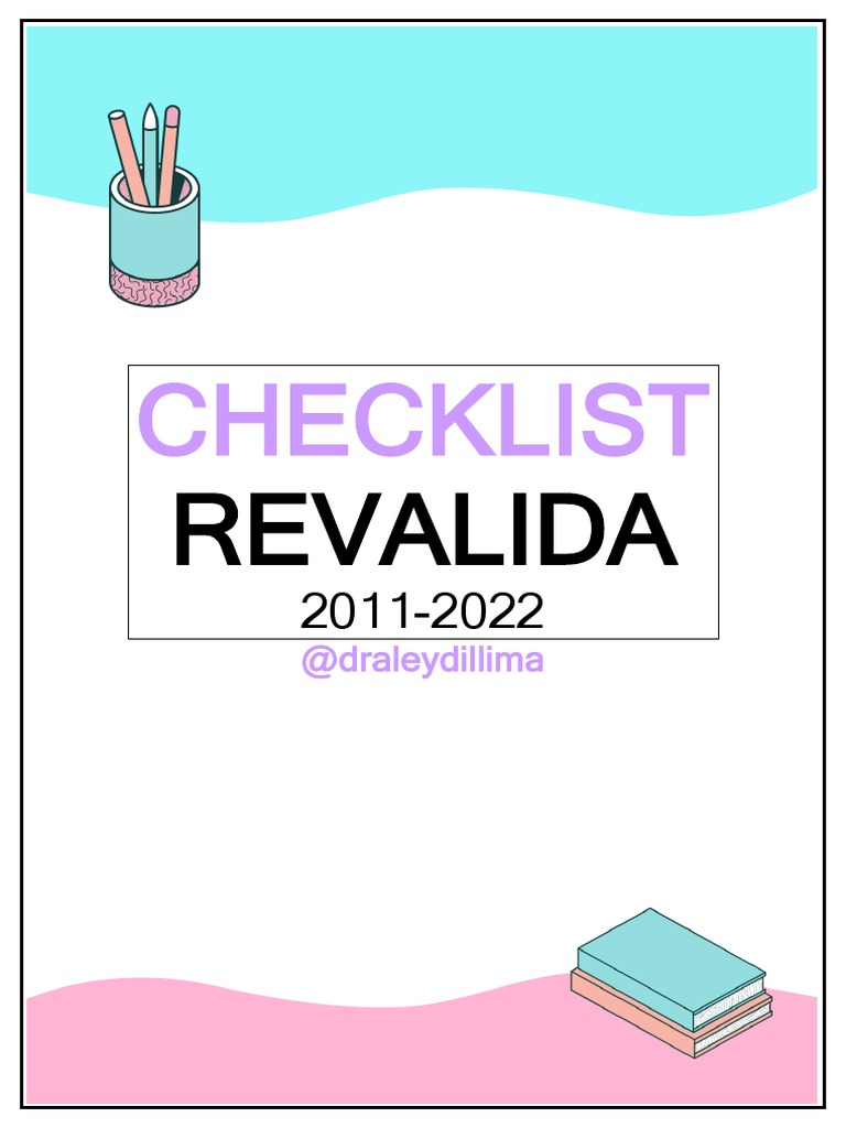 Checklist: Revalida | PDF