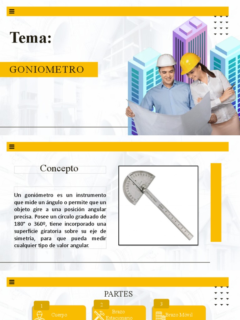 Goniometro | PDF | Medición | Ciencias fisicas