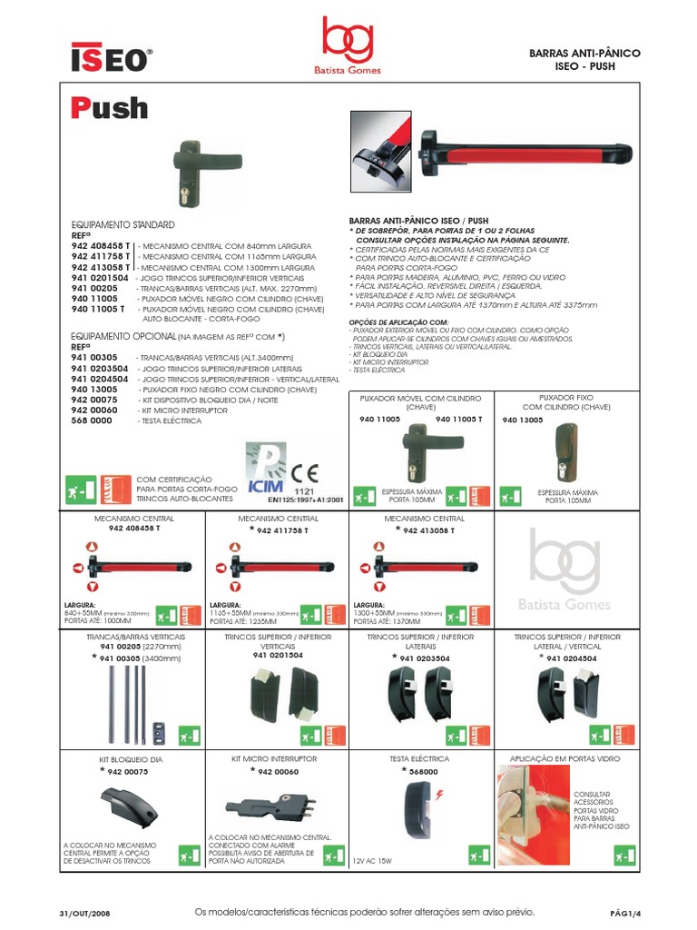 Iseo Push | PDF