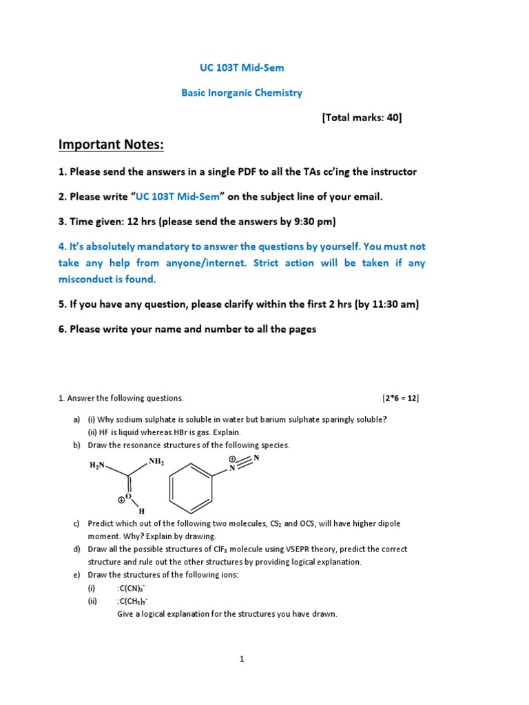 Molecular Geometry of BeF2 Explained | PDF | Molecular Orbital | Chemistry